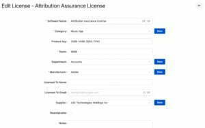 Software License Tracking - AssetIT