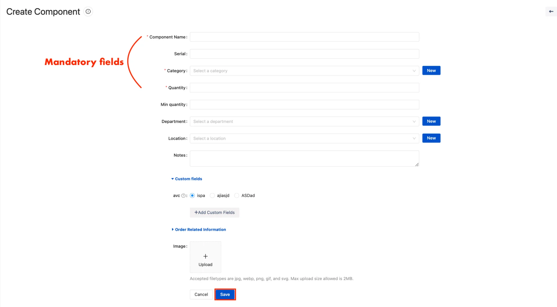 How to Manage Components on AssetIT