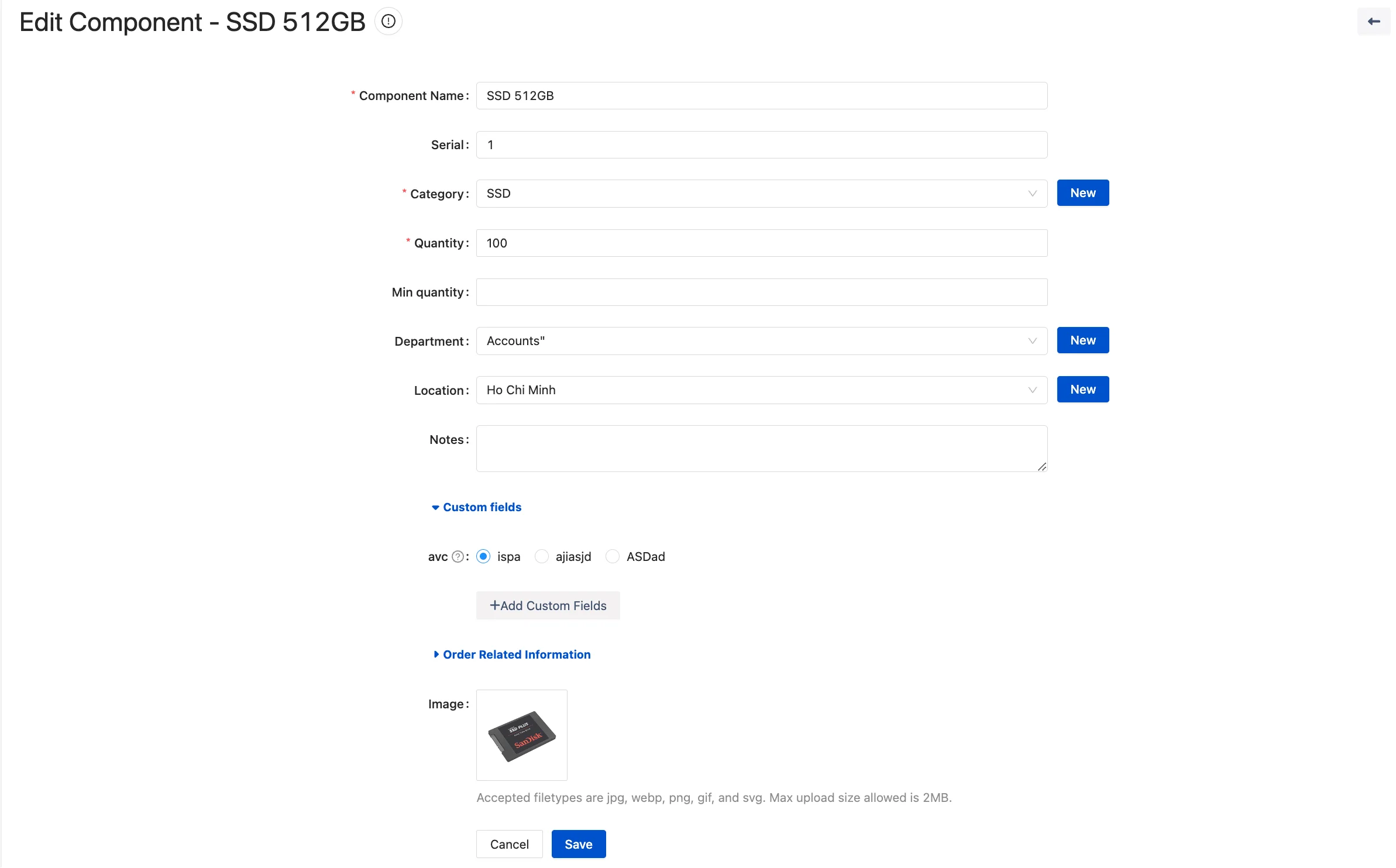 How to Manage Components on AssetIT